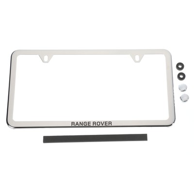 Genuine Land-Rover License Plate Frame Slimline Range Rover VPLCY0100 ...