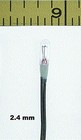 Miniatronics 12v 2.4mm Dia. Incandescent Lamp Clear (10) - Model ...