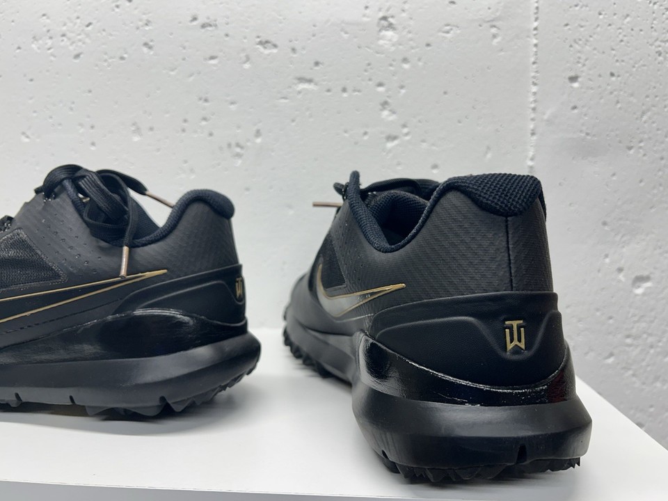 NIB Mens Nike Tiger Woods TW14 Limited 652627-002 Black Gold Golf Shoes Size 13 | eBay