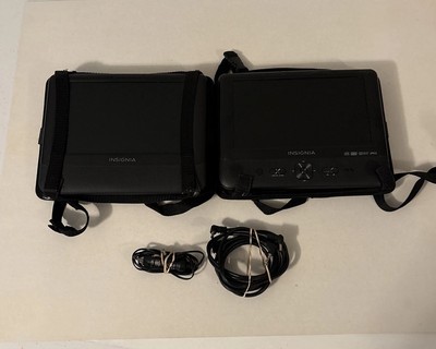 Philips PD7012 Portable DVD Player 7" LCD - both screens, Cords ...
