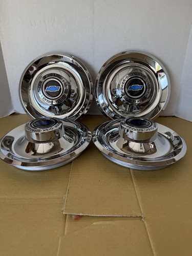 4 GM DISK BRAKES RALLY WHEEL CENTER HUB CAPS W/ BBC DECAL | eBay