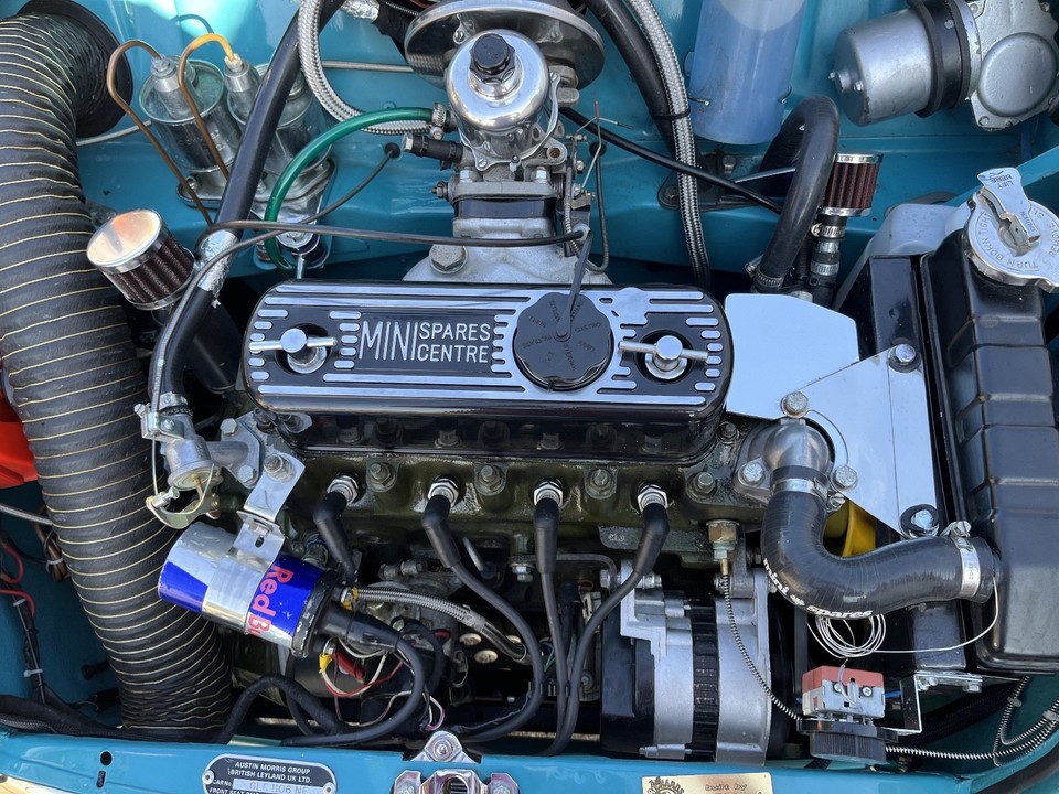 Classic Mini fast road engine and straight cut gear box and drop gears ...