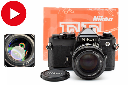 CM Sale Nikon FE Black 35mm SLR Film Camera Ai 50mm F1.4 Lens JAPAN [Very Good] | eBay