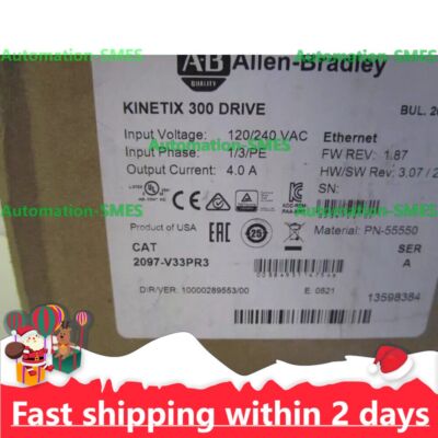 NEW Allen Bradley 2097-V33PR3 /A Kinetix 300 Servo Drive 240V 1Ph/3Ph ...