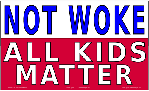 WOKE FREE ZONE Banner With VARIATIONS - Vinyl Signs - Fast Ship ...