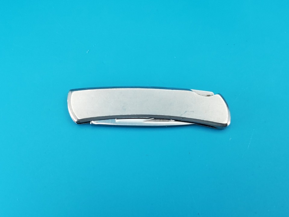 Buck 526 USA Executive Stainless Steel Pocket Knife Plain Edge Lockback ...