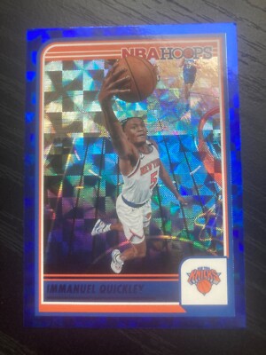 2023-24 Hoops #160 Immanuel Quickley Blue Hyper | eBay