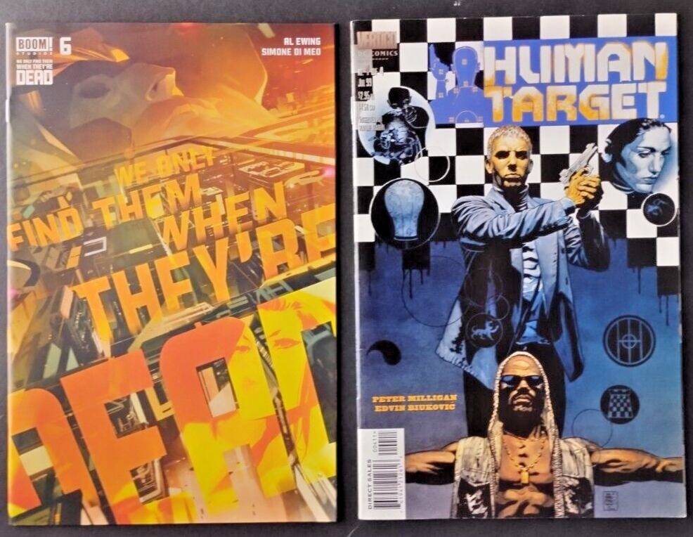 We Only Find Them When They're Dead Lot Of 2 Comics Human Target Boom ...