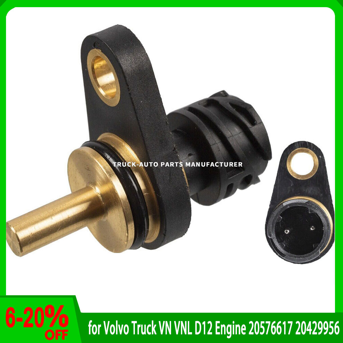 Coolant Temperature Sensor for Volvo Truck VN VNL D12 Engine 20576617 / ...