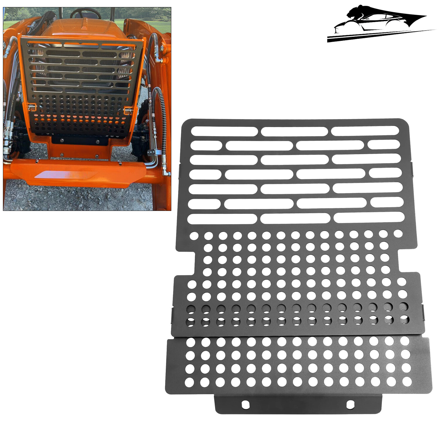 Brush / Grille Guard Insert For Kioti CK2610 CK2620 CK3510 w/Headlight ...