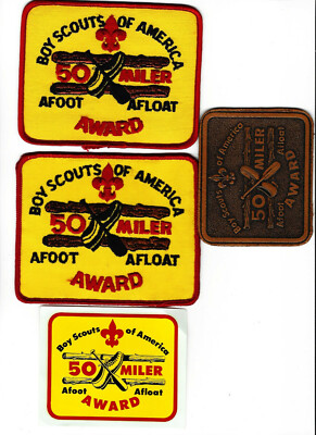 BOY SCOUT VINTAGE FIFTY MILER AWARD LOT #1 | eBay