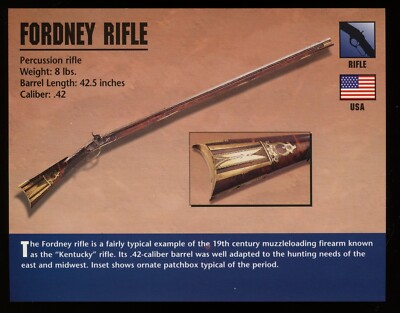 Fordney Rifle Atlas Classic Firearms Card | eBay