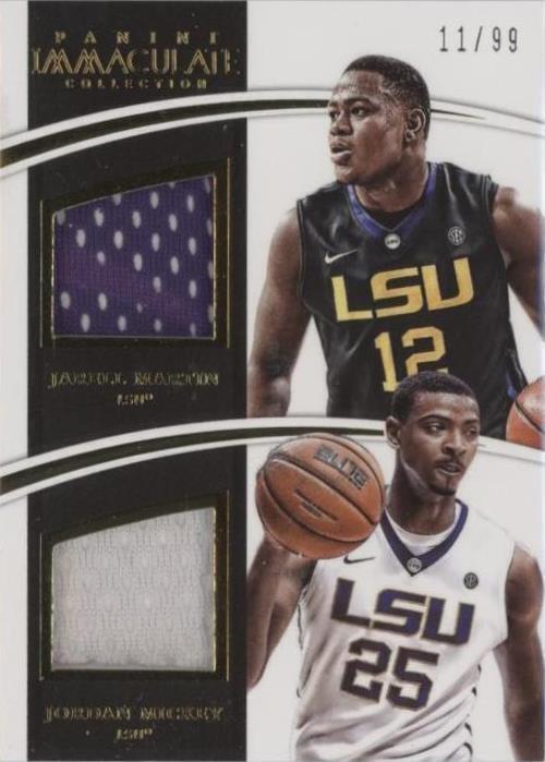 2015 Panini Immaculate Collection Collegiate - Combos Jordan Mickey ...