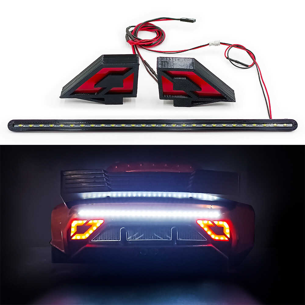 Vorne + Hinten + Seite Beleuchtung LED Licht Teile für RC 1/7 ARRMA ...