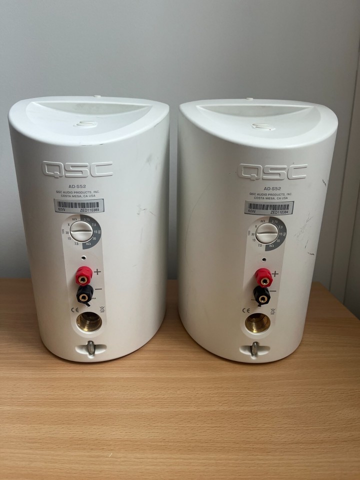 QSC AD-S52 5.25" 2-Way Loudspeaker AcousticDesign Install Speaker PA ...