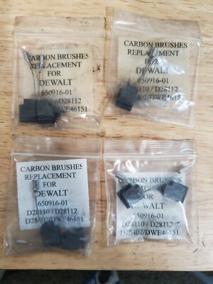 Lot of 7 aftermarket Brushes for DeWalt D28110/D28112/D28402/DWE46151 ...