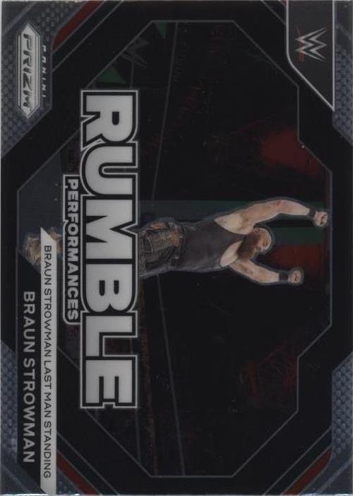 2024 Panini Prizm WWE - Rumble Performances Braun Strowman #10 for sale ...