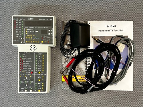 CTC 1541CXR Model P1541CXR Handheld T1 Test Set w/ carrying case *Ot 44 ...