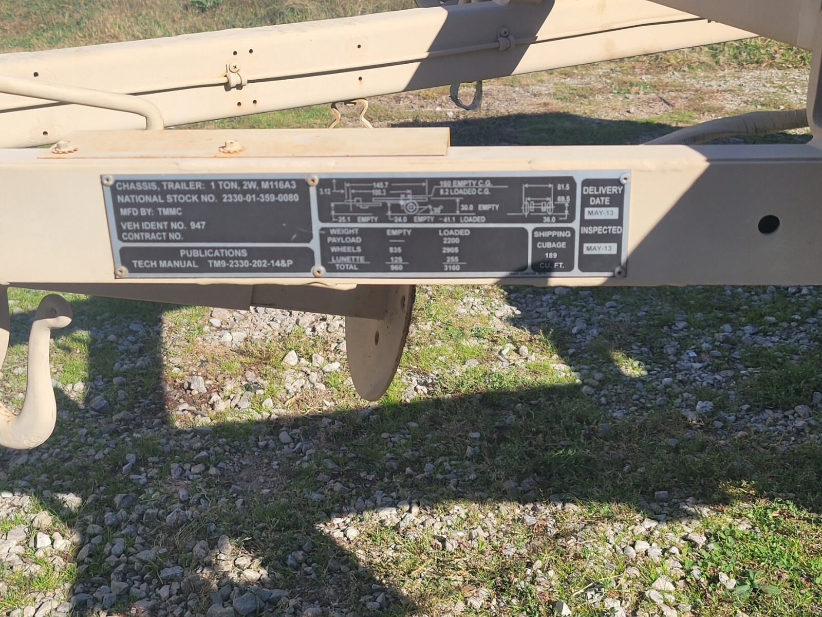 2011 Military Generator Trailer M116A3 MEP803 MEP802 | eBay