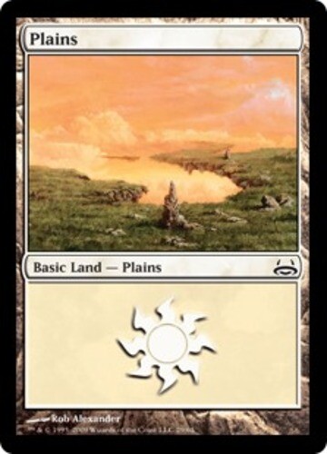 Basic Lands 10 MTG Plains (28), Moderate Play, English Duel Decks ...