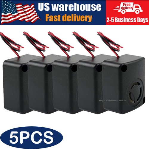 Mini Piezo Alarm Siren 110dB (6 to 15 VDC) - Anti Theft 12V DC - Loud ...