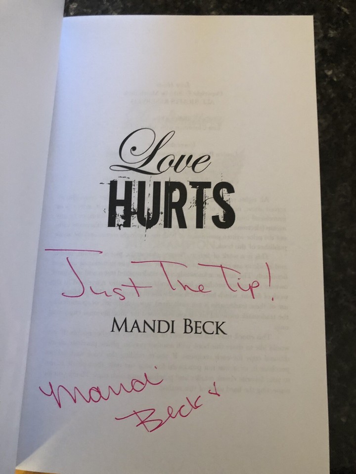 Love Hurts: Volume 1 (Caged Love Series) by Mandi Beck Book SIGNED by ...