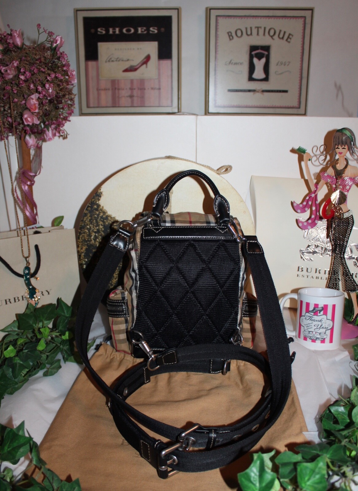 POSH-BURBERRY SIGNATURE NOVA CHECK MINI RUCKSACK BACKPACK! | eBay