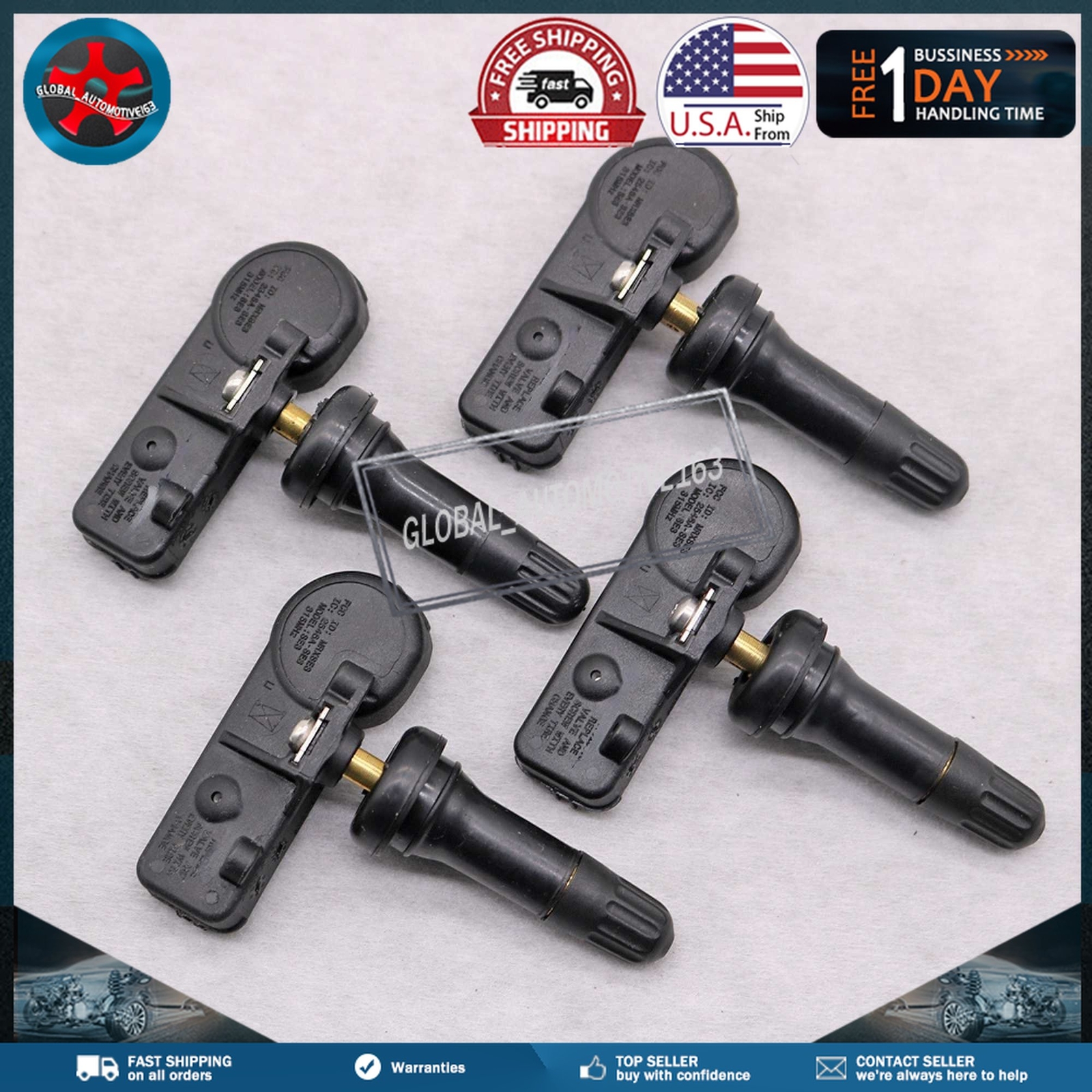 315MHz 4PCS TIRE PRESSURE SENSOR TPMS FOR 08-17 SUBARU FORESTER LEGACY ...