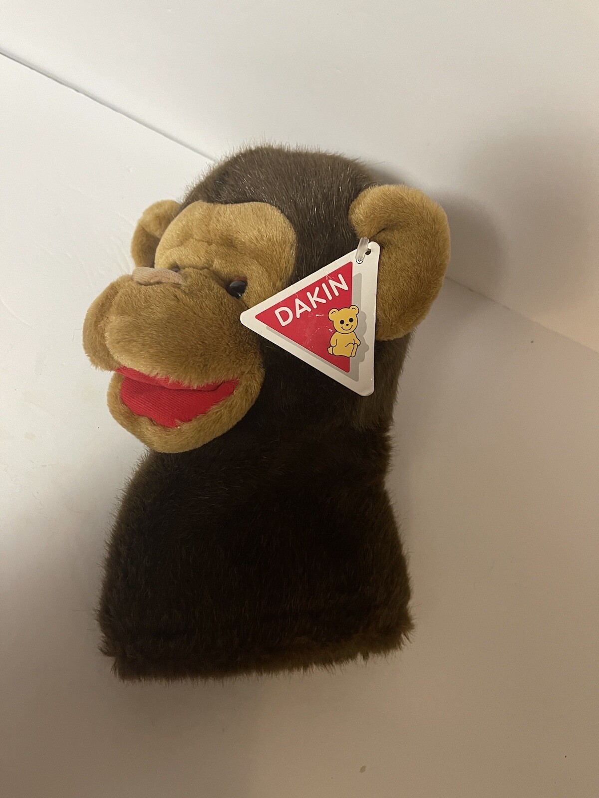 Dakin Monkey Hand Puppet Pretend Play Ape Chimp Plush Brown Fur 10 ...