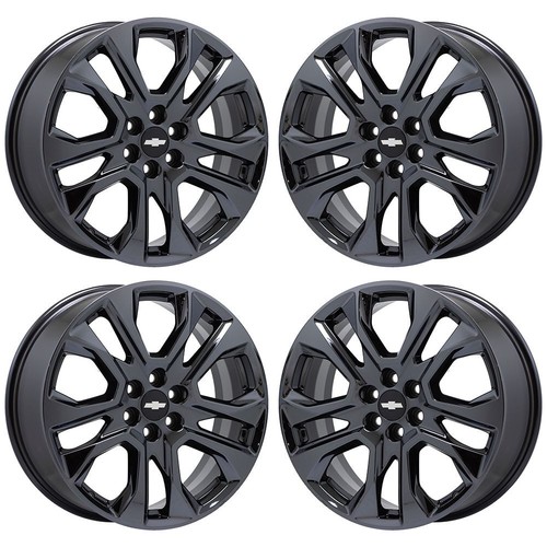 20" Chevrolet Traverse Black Chrome wheels rims OEM 2018-2021 set 5848 ...
