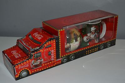 New Coca Cola Christmas Bauble And Mug In Cardboard Truck Holidays Gift ...