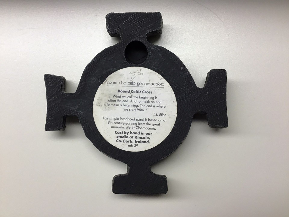 From The Wild Goose Studio IRELEND Wall Hanging Round Celtic Cross 4,25 ...