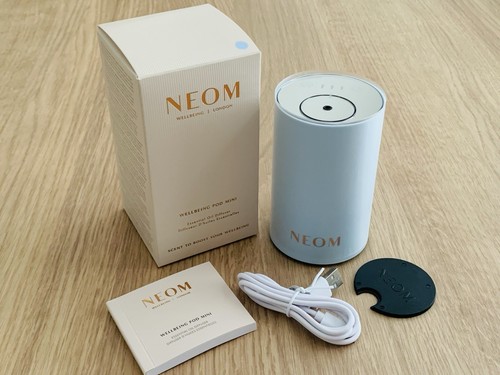 Neom Wellbeing Pod Mini Essential Oil Diffuser - NEW Pale Blue Colour ...