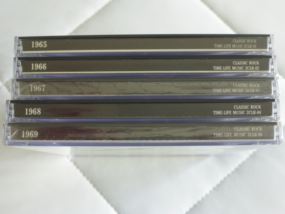 Time Life Classic Rock CD Lot 1965 1966 1967(New) 1968 1969(New) 5 CD ...