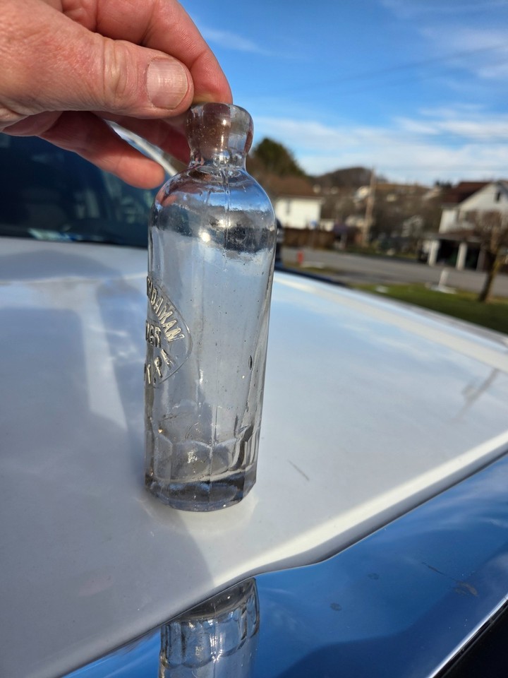 Very rare David H. Lindaman Egypt Pa. mug based hutch soda bottle | eBay UK