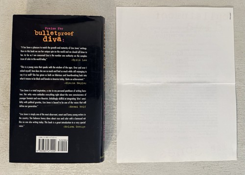 Bulletproof Diva - Lisa Jones (1994 HC Book w/DJ & Bonus) LN Cond ...