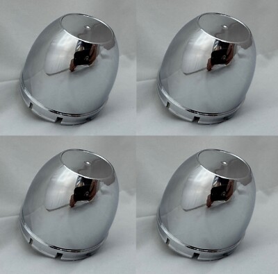 4 - Chrome Wheel Center Caps Fits 3-1/8" Bore Replaces C-70 Centerline ...