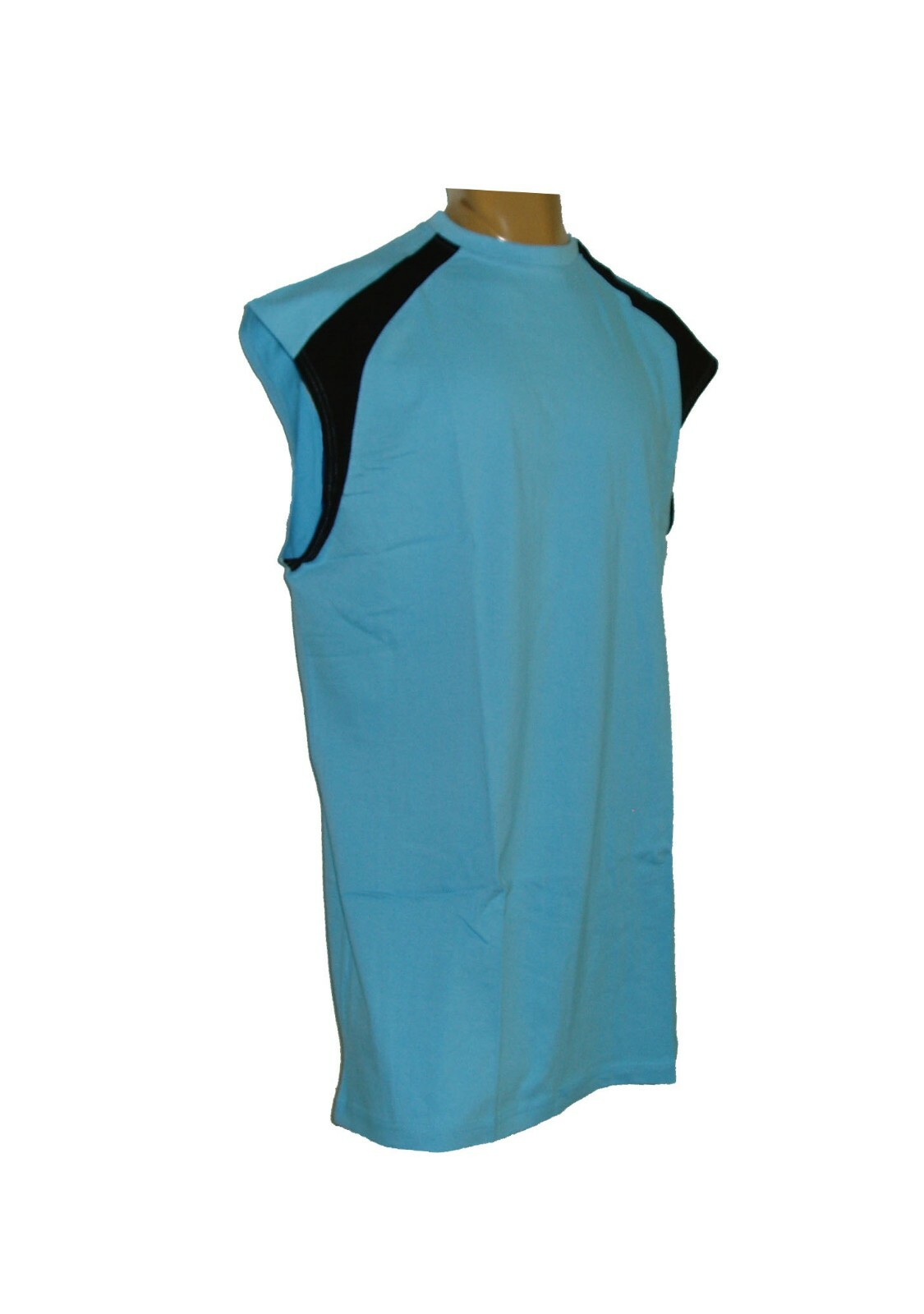 SLEEVELESS MUSCLE TEE TWO-TONE SHIRT (PACK OF 2) | eBay