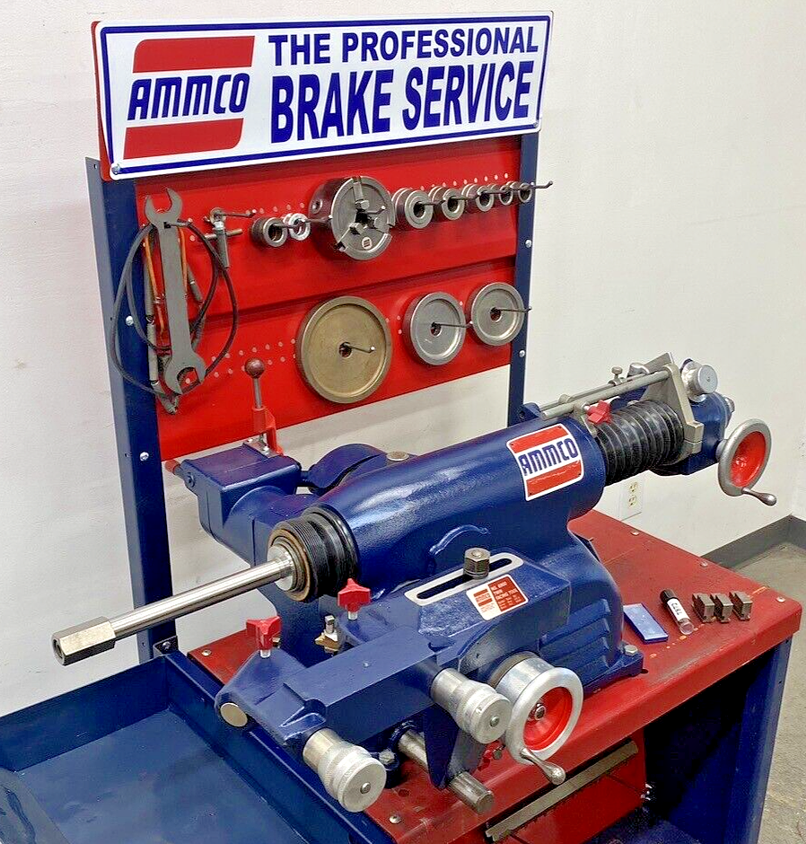 Ammco 4000 Disc & Drum Brake Lathe w 3/4 & 1-ton 3-Jaw Chuck Adapter ...