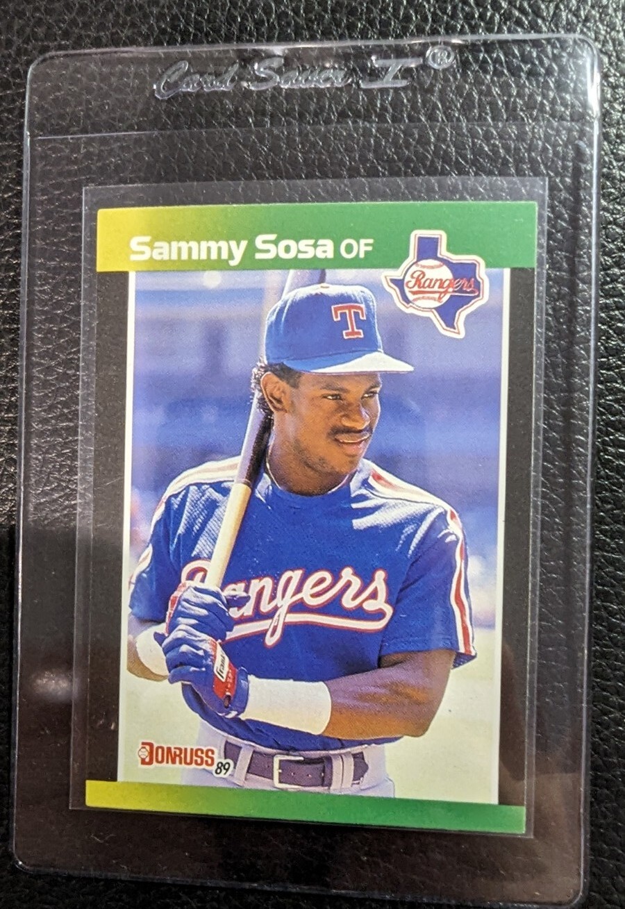 1989 DONRUSS BASEBALL BEST #324 SAMMY SOSA ROOKIE CARD RC CHICAGO WHITE ...