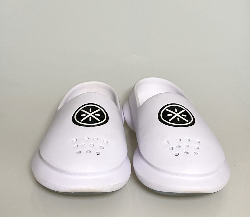 Way Of wade - Dwayne wade Recovery Slides- White Black Li-Ning Clogs ...