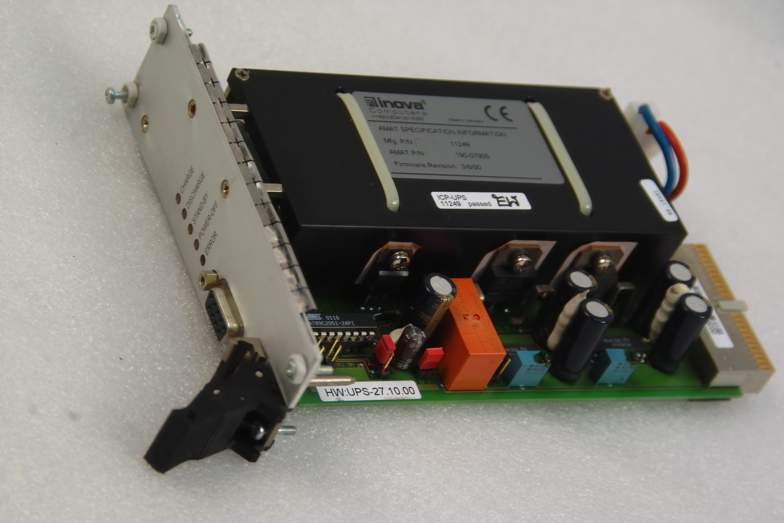INOVA COMPUTERS ICP-UPS BOARD,AMAT 190-07905,11249,UPS-27.10.00 FREE ...
