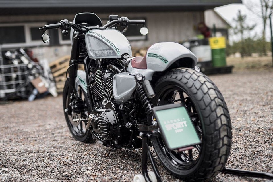 SPORTSTER GAS TANK COVER 2.1 GALLON "CAFE-RACER" XL1200 XL883 | eBay