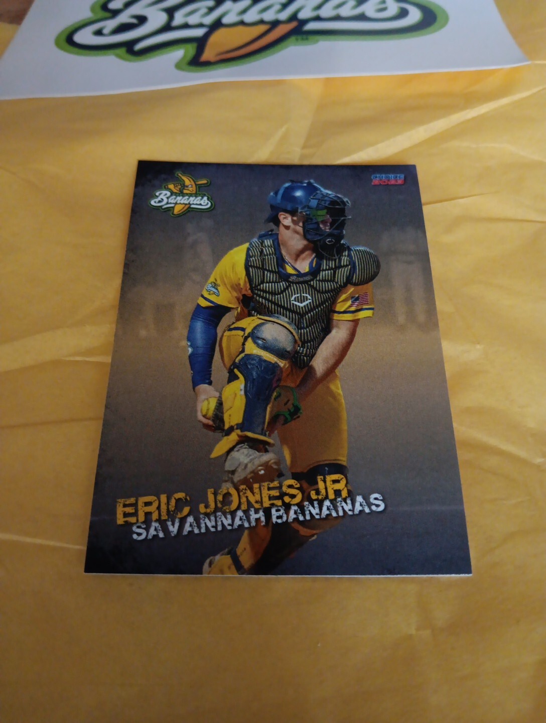 Eric Jones Jr. #4 2023 CHOICE BASEBALL CARD SAVANNAH BANANAS FREE ...