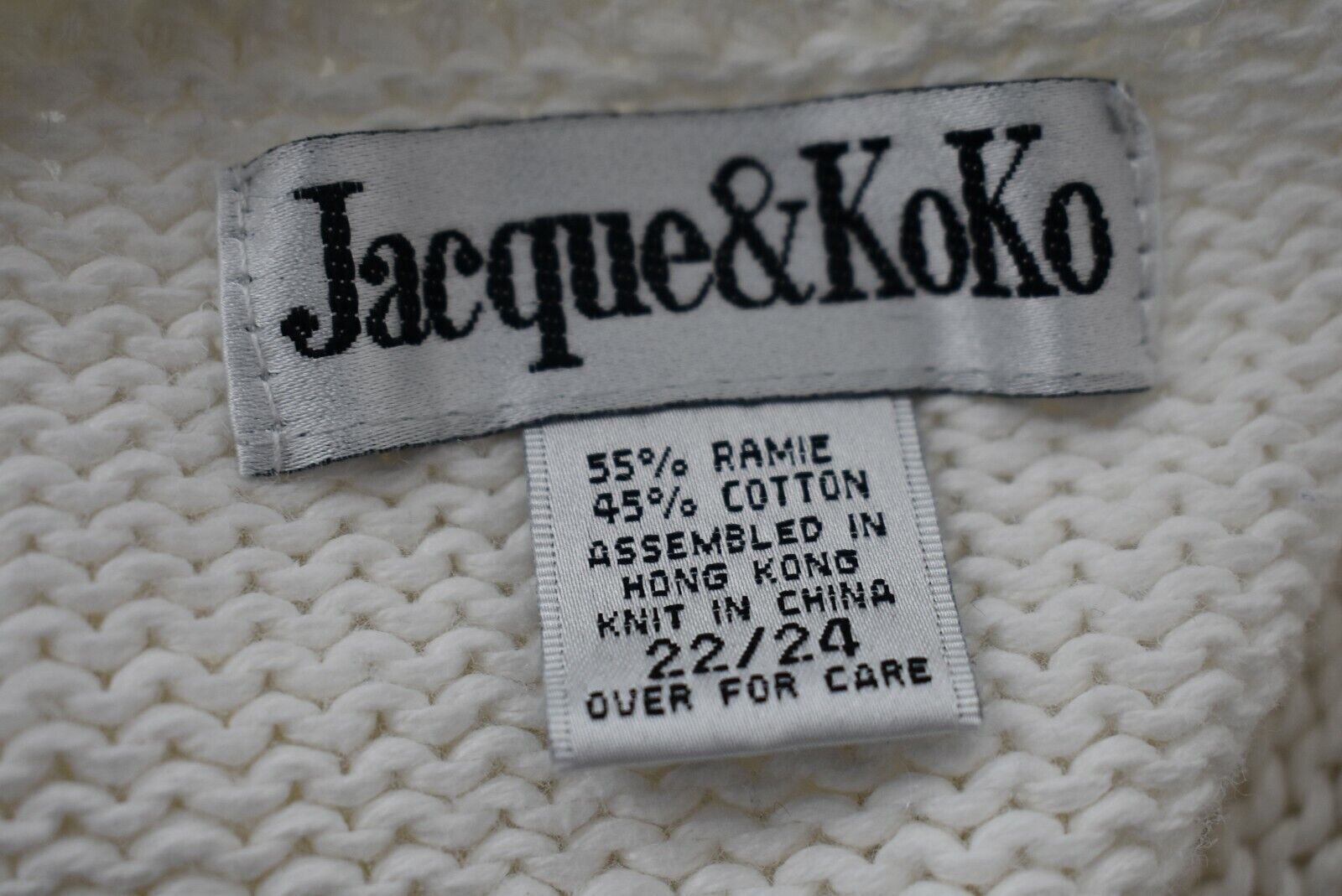 Jacque & KoKo Womens Floral Print Long Sleeve Scoop Neck Knit Sweater ...