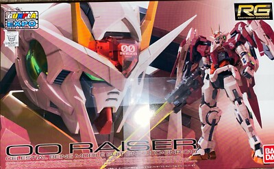 Bandai Gunpla Expo Limited Edition 00 Raiser RG 1/144 Raiser Trans-am ...