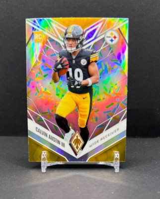 2022 Panini Phoenix Football Calvin Austin III RC SPRINKLES SSP #136 🔥 ...