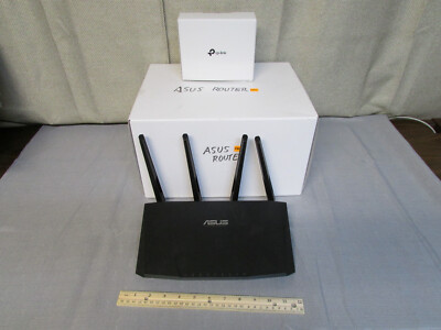 ASUS AC2400 RT-AC87U Dual Band Gigabit WiFi Router - With Box & Wall ...