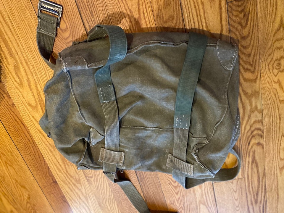 Italian Military Rucksack Pack, Vintage, LARGE, Heavy Canvas, NOS | eBay