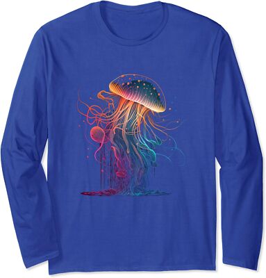 Jellyfish Ocean Animal Scuba Diving Jelly Fish Long Sleeve T-Shirt | eBay